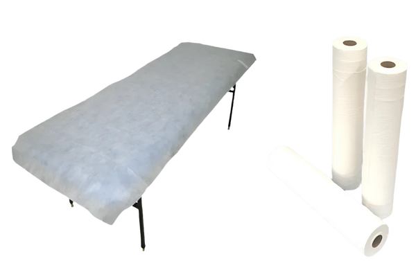 Perforated Disposable Paper Bed Sheet-60cm x 50M- 10 Roll Carton